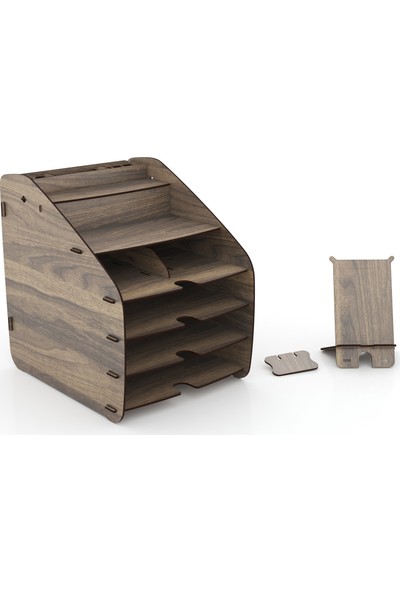 Design Otto Fx Large Modest 6 Renk A4 Evrak Rafı Masaüstü Organizer