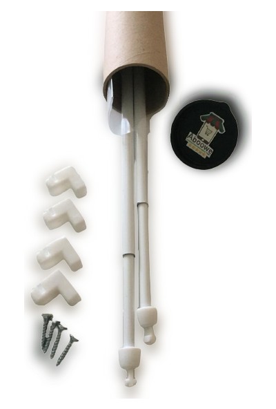 Aboowe Briz Çubuğu Kapı Pencere Alüminyum Briz Perde Çubuğu 2 Adet