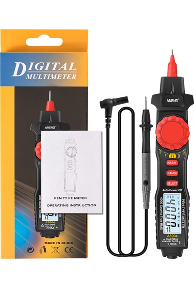 Aneng A3004 Otomatik Aralık Dijital Kalem Multimetre (Yurt Dışından) Aneng A3004 Otomatik Aralık Dijital Kalem Multimetre (Yurt Dışından)