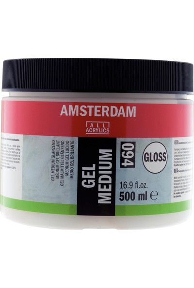 Amsterdam : Gel Medium : Gloss : 094 : 500 ml Amsterdam : Gel Medium : Gloss : 094 : 500 ml