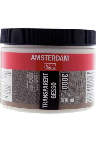 Amsterdam : Transparent Gesso : Şeffaf : 500 ml
