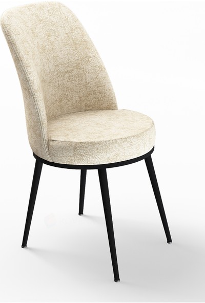 Rovena Neon Siyah Ayaklı Sandalye