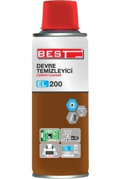 Best Yağsız Elektronik Devre Temizleyici 200ML Best Yağsız Elektronik Devre Temizleyici 200ML