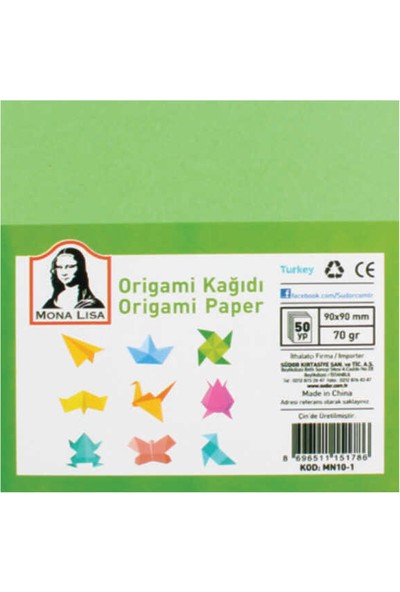Südor Origami Kağıdı 50 Yaprak 9 x 9 cm Südor Origami Kağıdı 50 Yaprak 9 x 9 cm