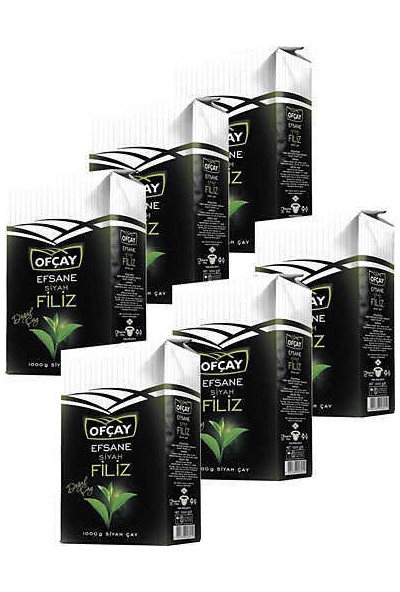 Ofçay Efsane Filiz Çayı 1 kg x 6 Paket Ofçay Efsane Filiz Çayı 1 kg x 6 Paket