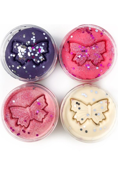 Mammacomica Dough 4’lü Simli Oyun Hamuru - 130 Gram