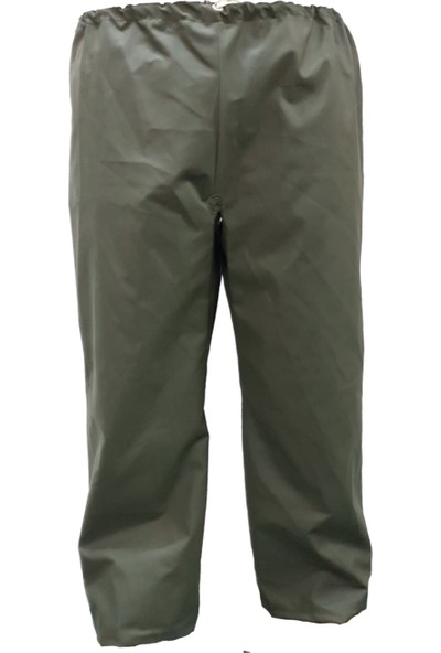 Yeğinoğlu Tek Alt Yağmurluk Tam Bel Lastikli Pantolon Presli (Su Koku Almaz)Sıfır Ürün(L-Xl-Xxl Uygundur)