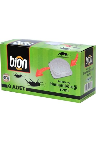 Bion İlaç Karınca Ve Hamamböceği Yemi 6 Adet Yem İstasyonu Bion Bion İlaç Karınca Ve Hamamböceği Yemi 6 Adet Yem İstasyonu Bion
