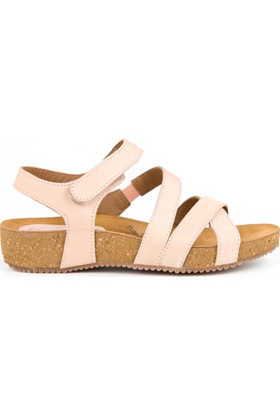 Muya Doda Anatomik Hakiki Deri Kadın Sandalet