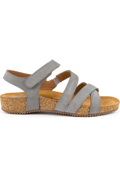 Muya Doda Anatomik Hakiki Deri Kadın Sandalet