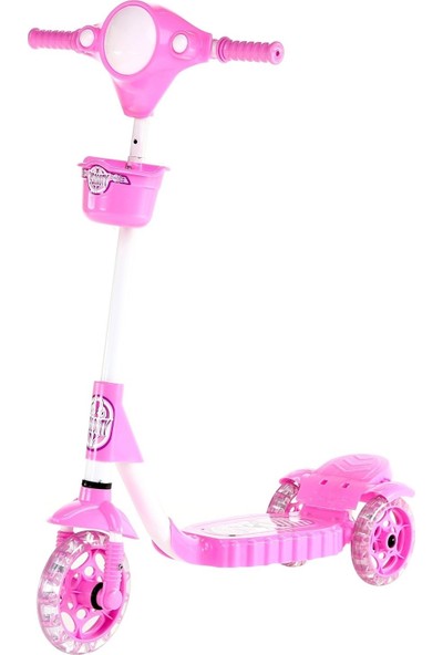 XScooty Silikon 3 Tekerlekli Frenli Pembe Scooter XScooty Silikon 3 Tekerlekli Frenli Pembe Scooter