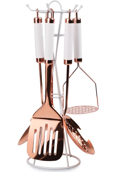 Acar Perlino Beyaz 5li Mutfak Set BYK-010697/6