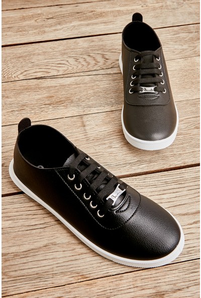 Bambi Siyah/S.Siyah Kadın Spor Ayakkabı