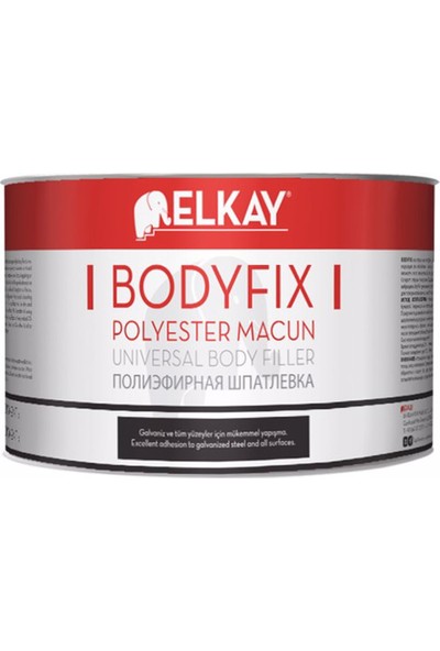 Elkay Bodyfıx Polyester Çelik Macun 500 gr