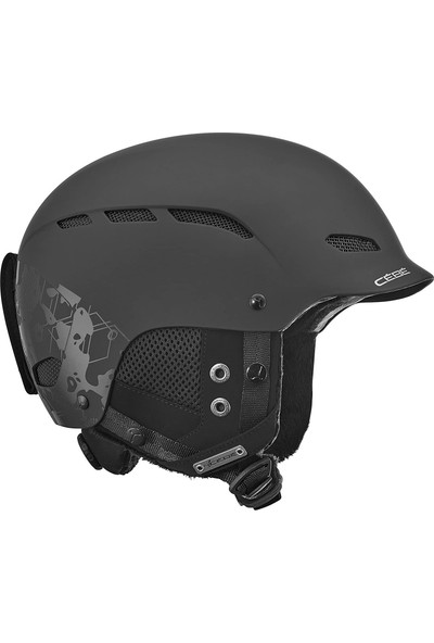 Cebe Dusk Full Matt Black Geometric Camo 56-58 M Kask Cebe Dusk Full Matt Black Geometric Camo 56-58 M Kask