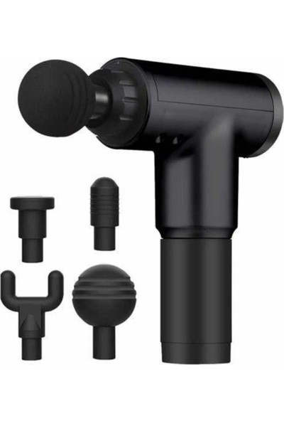 Ultratekno 6 Seviyeli 4 Başlıklı Şarjlı Masaj Aleti Masaj Tabancası