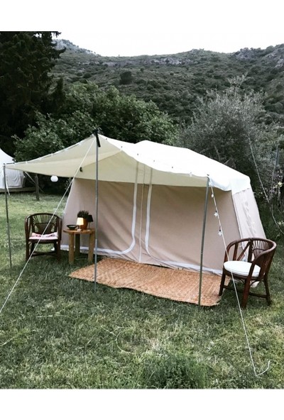 Uludağ 14 M2 Suni Deri 2 Odalı Kamp Çadırı