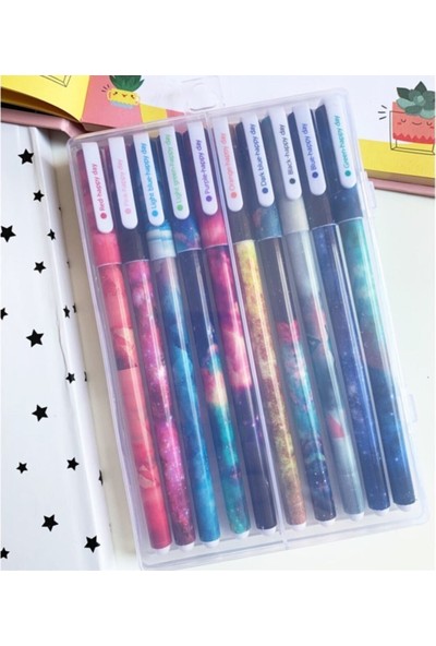 Deco Elit Galaksi Renkli Kalem Seti 10'lu