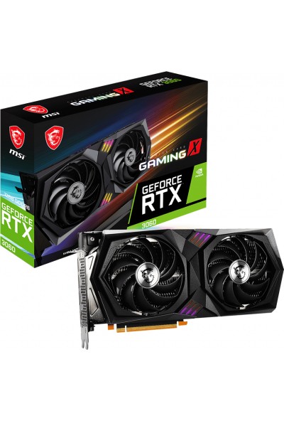 MSI VGA GeForce RTX 3060 Gaming X (OC) 12GB 192Bit GDDR6 PCI-Express x16 Ekran Kartı (RTX3060) MSI VGA GeForce RTX 3060 Gaming X (OC) 12GB 192Bit GDDR6 PCI-Express x16 Ekran Kartı (RTX3060)
