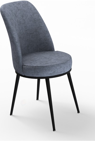 Rovena Neon 6 Adet Siyah Ayaklı Sandalye