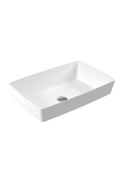 E.C.A Serel Rita Tezgah Üstü Lavabo 39X59 cm RT47DXS110H E.C.A Serel Rita Tezgah Üstü Lavabo 39X59 cm RT47DXS110H