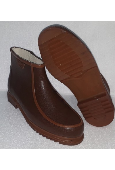 Derby Kısa Fermuarlı Krep İş Çizmesi Derby Kısa Fermuarlı Krep İş Çizmesi