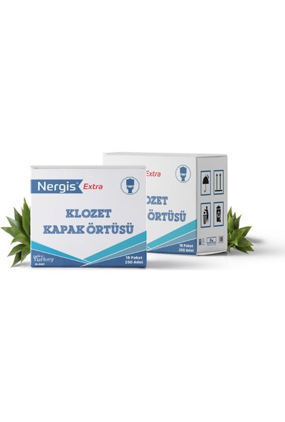 Nergis Klozet Kapak Örtüsü 1 Paket 250 Adet