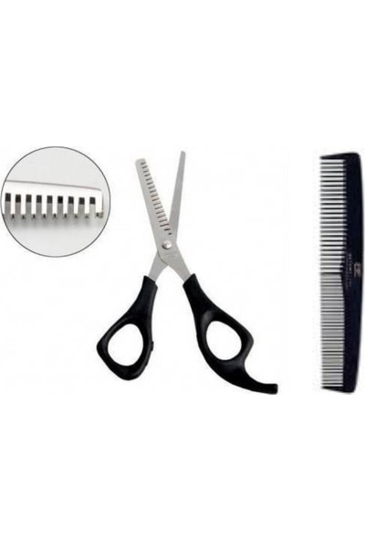 Yayke Plastik Saplı Ara Makası +Tarak Yayke Plastik Saplı Ara Makası +Tarak