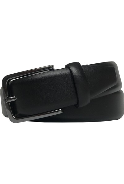 Go Deri Siyah Klasik Kumaş Pantolon Kemeri 3.5 cm Go Deri Siyah Klasik Kumaş Pantolon Kemeri 3.5 cm