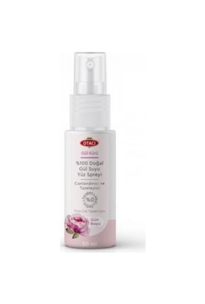 Otacı Gül Kürü Gül Suyu Yüz Spreyi 50ML Otacı Gül Kürü Gül Suyu Yüz Spreyi 50ML