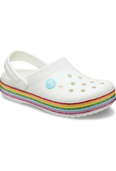 Crocs Crocband Rainbow Glitter Clg Çocuk Terlik 22-23