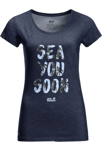 Jack Wolfskin Sea You Soon T W Kadın T-Shirt S