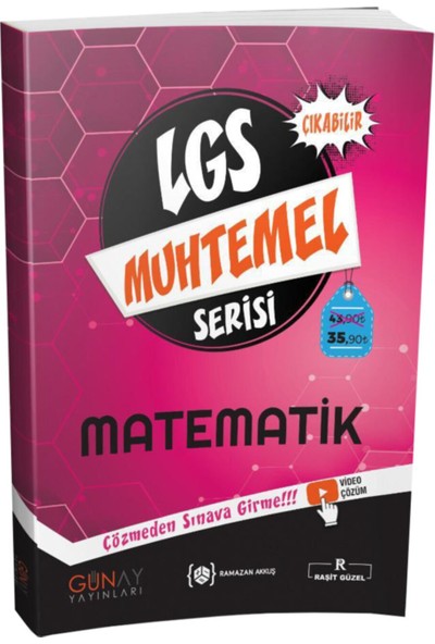 Günay Yayınları Muhtemel Serisi LGS Matematik Soru Bankası