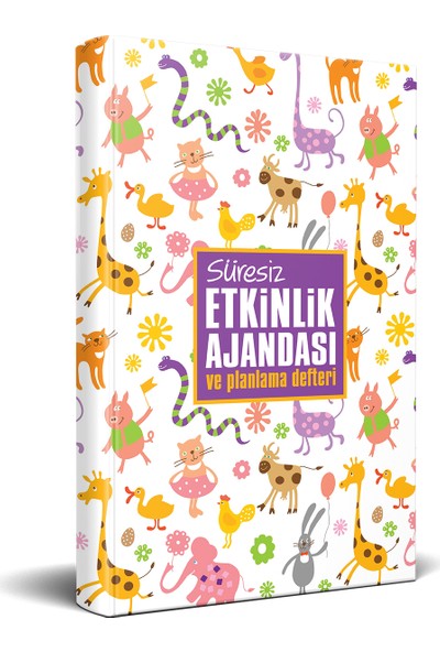 Halk Kitabevi Sevimli Hayvanlar Süresiz Etkinlik Ajandası ve Planlama Defteri 13,5 x 21 cm Halk Kitabevi Sevimli Hayvanlar Süresiz Etkinlik Ajandası ve Planlama Defteri 13,5 x 21 cm