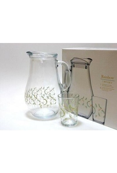 Paşabahçe Rainbow Desenli Su Takımı 1850 cc 7 Parça