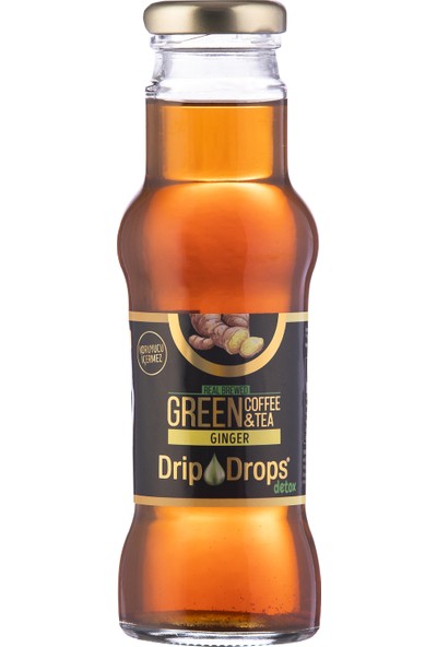 Drip Drops Yeşil Kahve Çekirdekli ve Yeşil Çaylı Içecek 250 ml (Zencefil)