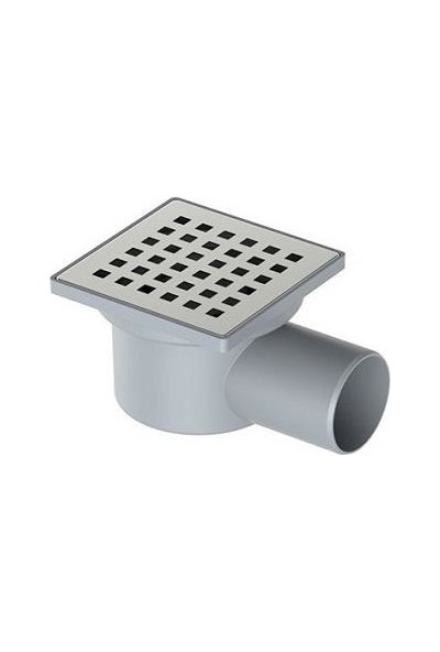 MaxiFlow Eko Line 10*10 Yer Sifonu 50 Ç. - Yandan MaxiFlow Eko Line 10*10 Yer Sifonu 50 Ç. - Yandan