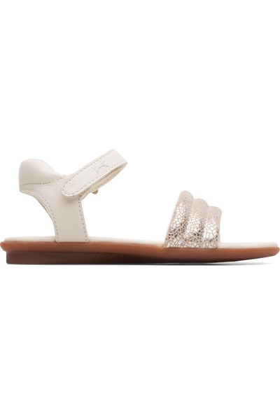 Camper K800357-002 Gümüş Çocuk Sandalet