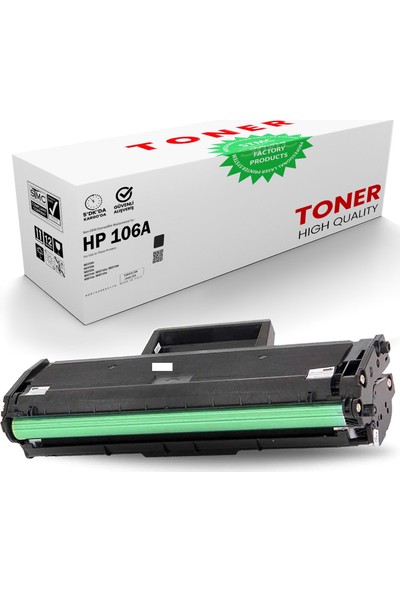 Nanoprint 106A Muadil Toner W1106A /wb/ 107A / 107W / MFP135W MFP137FNW Nanoprint 106A Muadil Toner W1106A /wb/ 107A / 107W / MFP135W MFP137FNW