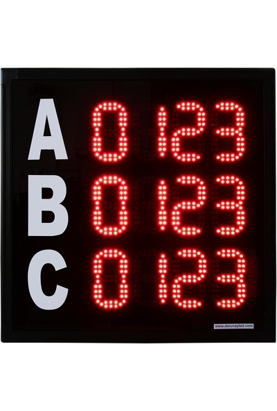 Dolunay LED Üretim Hattı Bilgi Panosu