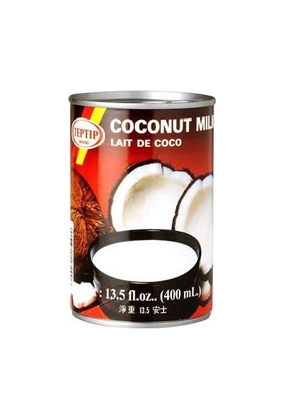 Teptip Hindistan Cevizi Sütü (Coconut Milk) 400 gr