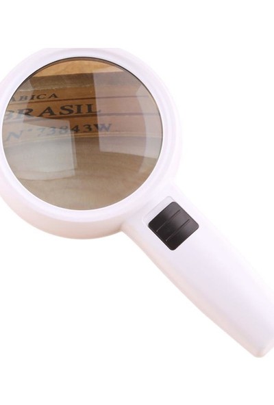 Glass Büyüteç 3 LED Işıklı El Tipi 30 x Büyütme