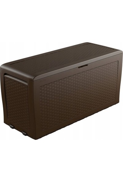 Keter Bahçe Depolama Sandığı Rattan Görünümlü 270 lt 117 x 45 x 57 cm Keter Bahçe Depolama Sandığı Rattan Görünümlü 270 lt 117 x 45 x 57 cm