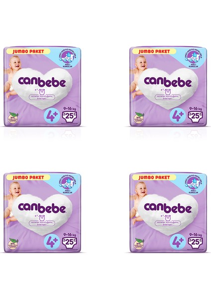 Canbebe 4 Adet Canbebe Jumbo Paketi 4+ Numara Fiyatı