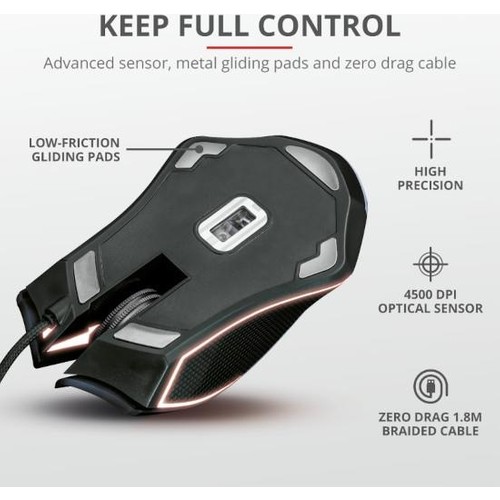 Trust 23797 GXT 160X Ture RGB LED Gamıng Mouse Fiyatı