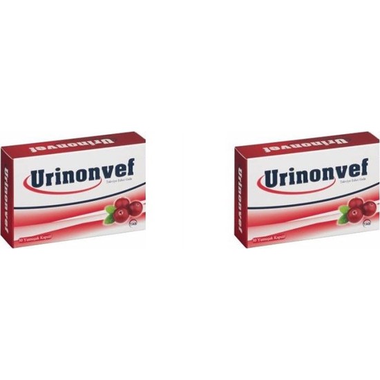 Tab Urinonvef Cranberry 30 Kapsül 2'li Paket Fiyatı