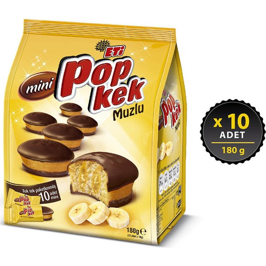 Eti Popkek Mini Muzlu Kek 180 g x 10 Adet Fiyatı