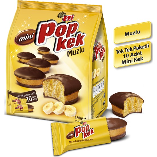 Eti Popkek Mini Muzlu Kek 180 g x 10 Adet Fiyatı