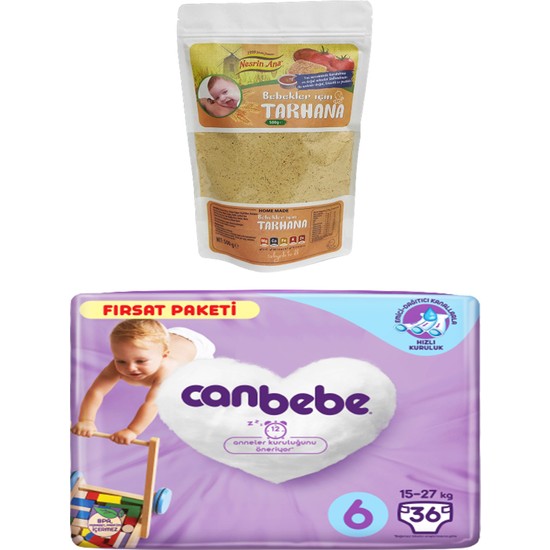 Canbebe 6 Numara ve Nesrin Ana Bebek Tarhana (500GR) Fiyatı