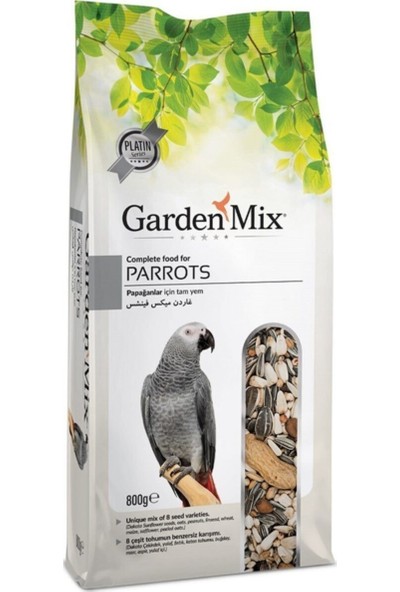 Gardenmix Platin Papağan Yemi 800 gr